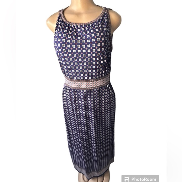 Max Studio | Dresses | Pretty Max Studio Blue Floral Maxi Dress In A Is ...